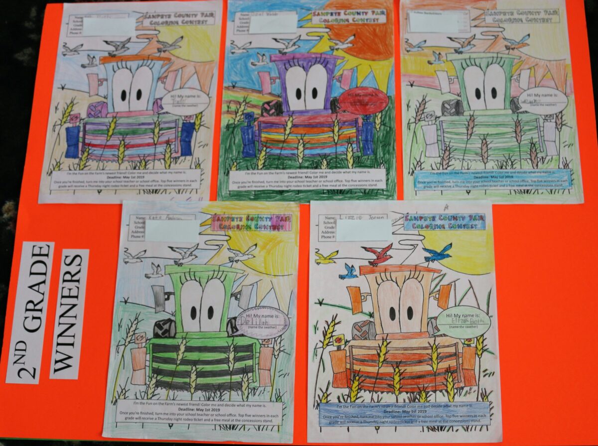 Coloring contest winners on display at fair | News, Sports, Jobs ...